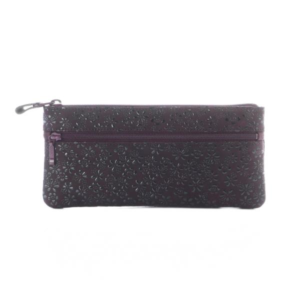 印傳屋 INDEN‐YA INDENYA ポーチ 紫 パープル 花柄 エンボス ■GY18 /RI ■OS レディース【ブランド】印傳屋 INDEN‐YA INDENYA【表記サイズ】実寸サイズをご参照ください。【実寸サイズ】ヨコ：約19....