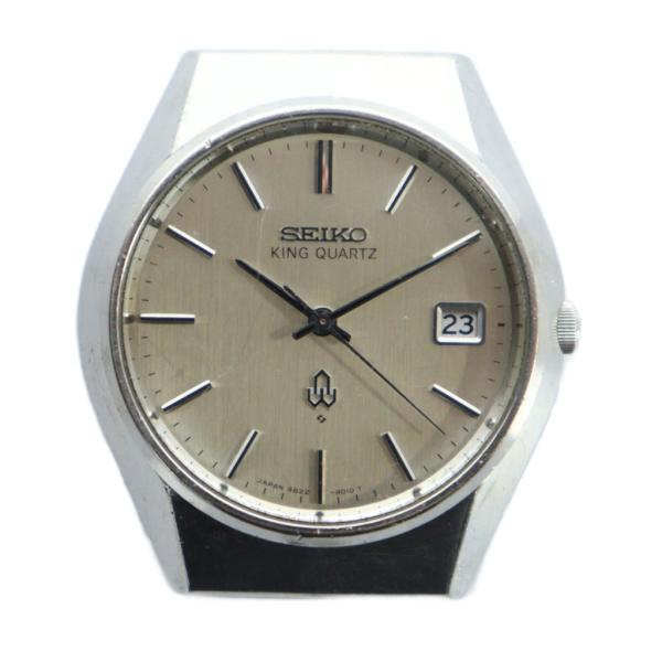 セイコー SEIKO 4822-8010 KING QUARTZ キングクォーツ 腕時計 ケースのみ ウォッチ クォーツ カレンダー付き デイト シルバー色【ブランド】セイコー SEIKO【表記サイズ】実寸サイズをご参考ください。【実寸サイ...