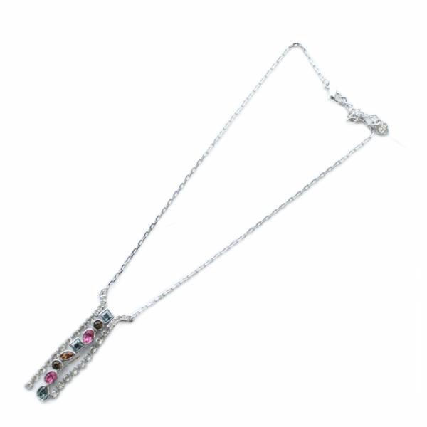 スワロフスキー SWAROVSKI Gema ネックレス クリスタル シルバーカラー 銀色 /KW ■GY18 レディース【ブランド】スワロフスキー SWAROVSKI【表記サイズ】実寸サイズをご参照ください。【実寸サイズ】チェーンの長さ：...
