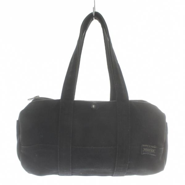 ポーター PORTER 吉田カバン サニー ミニ ボストン バッグ ハンド バッグ ドラム型 キャンバス 黒 ブラック /XZ ■GY11 メンズ【ブランド】ポーター PORTER【実寸サイズ】持ち手の長さ：41cm　ヨコ：27cm　タテ：...