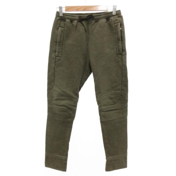 バルマン BALMAIN ジョガーパンツ スウェット イージー XS カーキ /JS ■GY18 メンズ【ブランド】バルマン BALMAIN【表記サイズ】XS【実寸サイズ】ウエスト：70-80cm　もも幅：26cm　裾幅：13cm　股上：2...