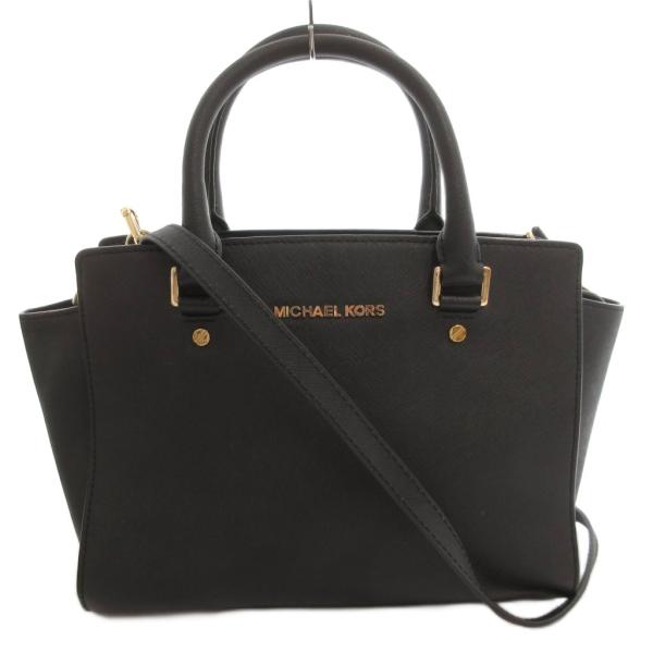 マイケルコース MICHAEL KORS ハンドバッグ ショルダー 2WAY PVC ロゴ 黒 ブラック /FF ■GY13 レディース【ブランド】マイケルコース MICHAEL KORS【実寸サイズ】持ち手の長さ：28cm　ヨコ：36cm...