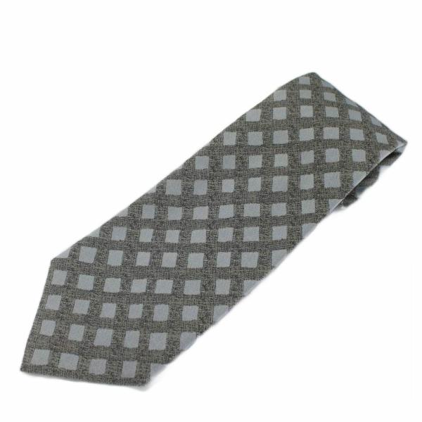 未使用品 ブルガリ BVLGARI ネクタイ 絹 シルク ワイドタイ 総柄 グレー /XZ ■GY17 メンズ【ブランド】ブルガリ BVLGARI【実寸サイズ】・全長 143.5cm　・幅 9.5cm　【素材】絹 100%【色】グレー【状態...