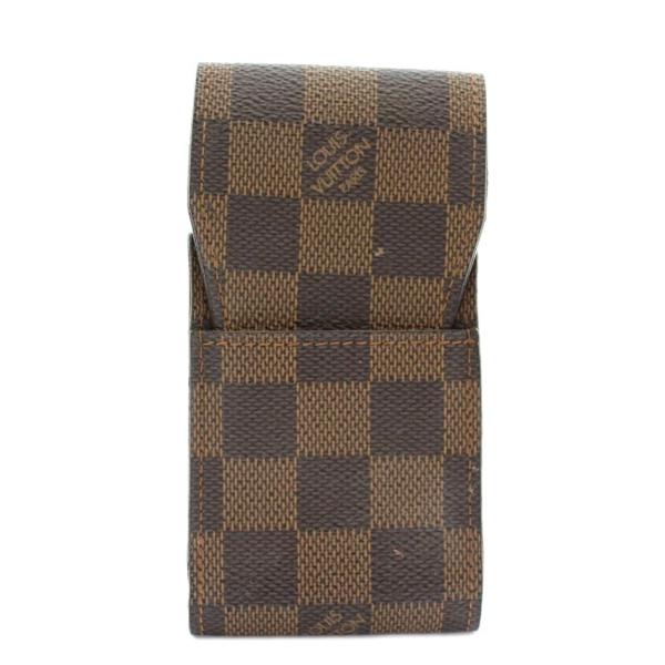 ルイヴィトン LOUIS VUITTON ダミエ エテュイ シガレット シガレットケース タバコケース PVC レザー ロゴ 総柄 茶色 ブラウン【ブランド】ルイヴィトン LOUIS VUITTON【実寸サイズ】ヨコ：6.5cm　タテ：12...