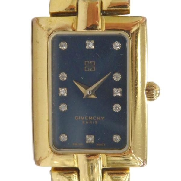ジバンシィ GIVENCHY MILLESIME REG. MODELL 腕時計 ウォッチ クォーツ スクエア ロゴ ゴールド色 ■GY18 /MQ レディース【ブランド】ジバンシィ GIVENCHY【表記サイズ】実寸サイズをご参考ください...