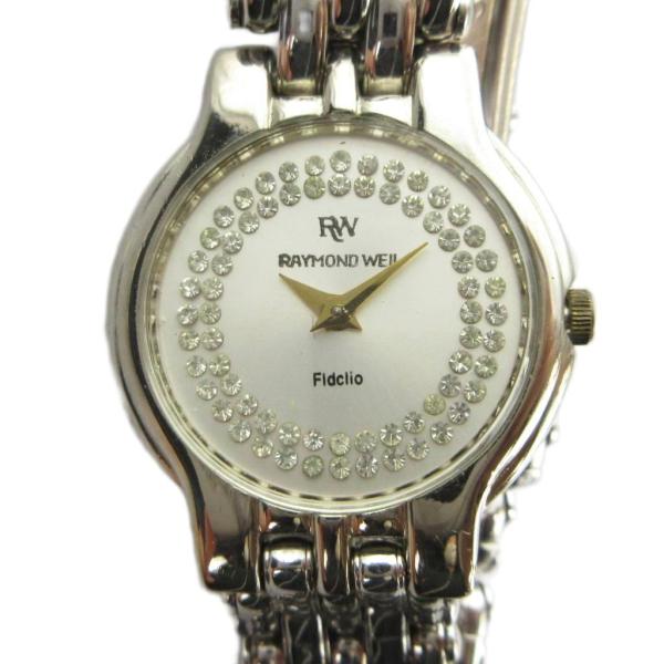 レイモンドウェイル RAYMOND WEIL ジャンク品 Fidelio フィデリオ 腕時計 ウォッチ クォーツ シルバー色 ■GY18 /MQ レディース【表記サイズ】実寸サイズをご参考ください。【実寸サイズ】バンド幅：約1.2cm　腕周...