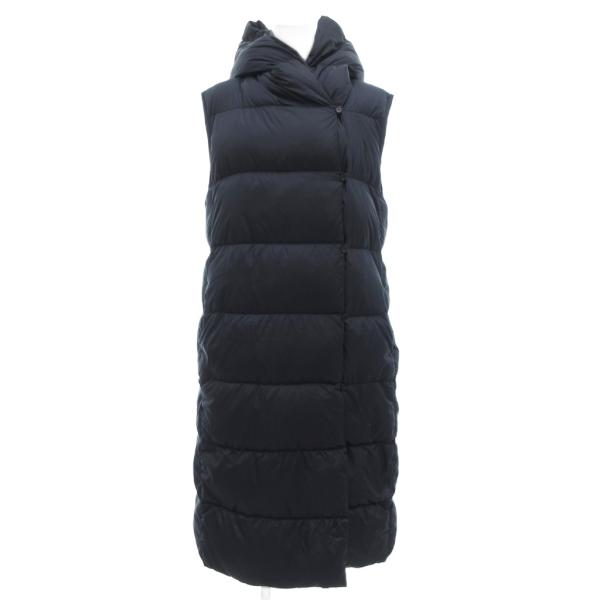 マックスマーラ MAX MARA The Cube キューブ ロング ダウンベスト ジレ ノースリーブダウンコート 36 紺 ネイビー /UO ■GY18【ブランド】マックスマーラ MAX MARA【表記サイズ】36【実寸サイズ】身幅：50...