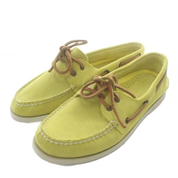 スペリー SPERRY トップサイダー TOP SIDER デッキシューズ スエード US9 27cm 黄色 イエロー STS19463 /XZ ■GY18 メンズ【ブランド】スペリー SPERRY【表記サイズ】US9 （日本サイズ 27c...