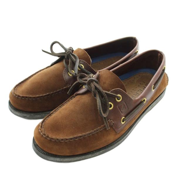 SPERRY TOP-SIDER Authentic Original 2-Eye デッキシューズ ボートシューズ モカシン スエード レザー 8.5 26.5cm 茶色【ブランド】スペリー トップサイダー SPERRY TOP-SIDER...