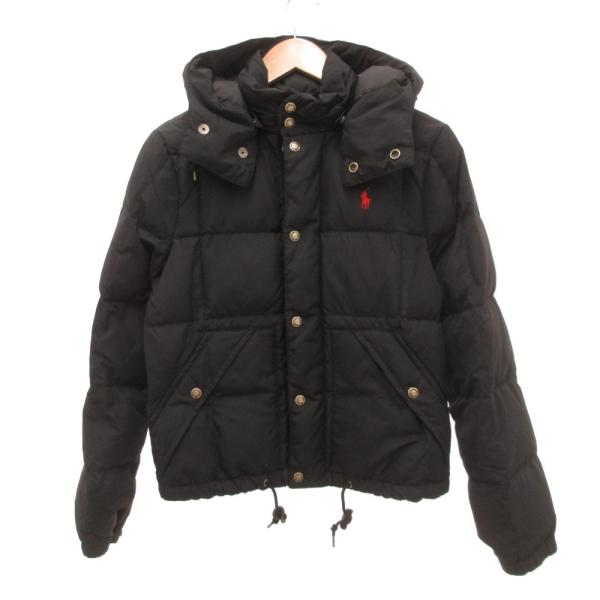 ポロ ラルフローレン POLO RALPH LAUREN ダウンジャケット ブルゾン ジップアップ S 黒 ブラック /JS ■GY18 メンズ【ブランド】ポロ ラルフローレン POLO RALPH LAUREN【表記サイズ】S【実寸サイズ...