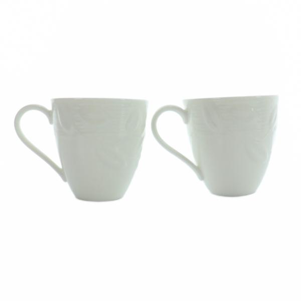 未使用品 ティファニー TIFFANY &amp; CO. マグカップ コップ 食器 リーフ 2客セット 白 ホワイト ■GY11 /MQ ■OH その他【ブランド】ティファニー TIFFANY &amp; CO.【表記サイズ】実寸サイズを...