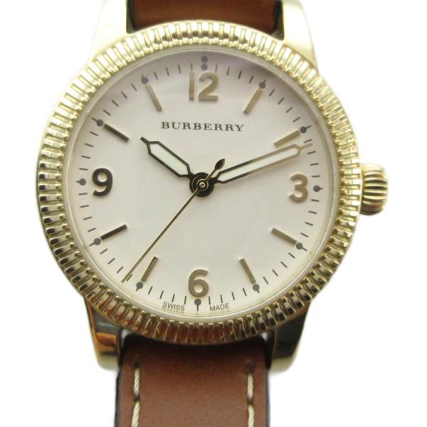 バーバリー BURBERRY BU7865 The Utilitarian ユーティリティリアン 腕時計 ウォッチ クォーツ レザーベルト 白文字盤 ゴールド色【ブランド】バーバリー BURBERRY【表記サイズ】実寸サイズをご参考ください...