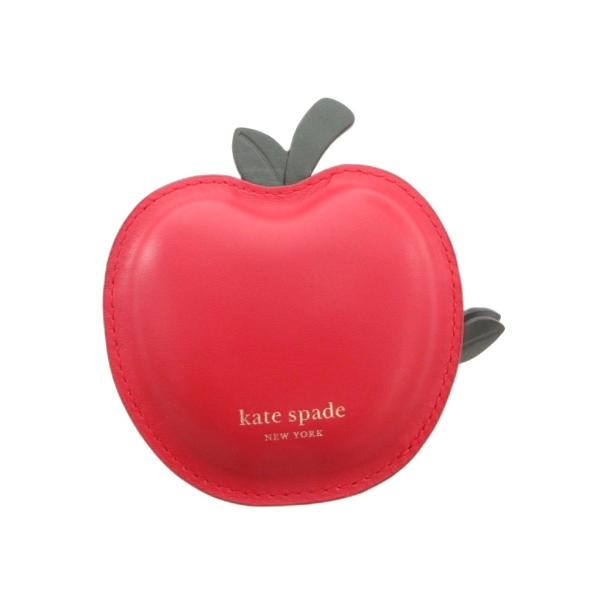 ケイトスペード KATE SPADE 小銭入れ コインケース リンゴモチーフ レザー リング 赤 レッド K4564 /FF ■GY18 レディース【ブランド】ケイトスペード KATE SPADE【実寸サイズ】ヨコ：10cm　タテ：11cm...