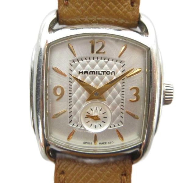 ハミルトン HAMILTON H123510 バグリー 腕時計 ウォッチ スモセコ クオーツ ベルト社外品 レザーベルト シルバー色 ■GY17 /MQ【ブランド】ハミルトン HAMILTON【表記サイズ】実寸サイズをご参考ください。【実寸...
