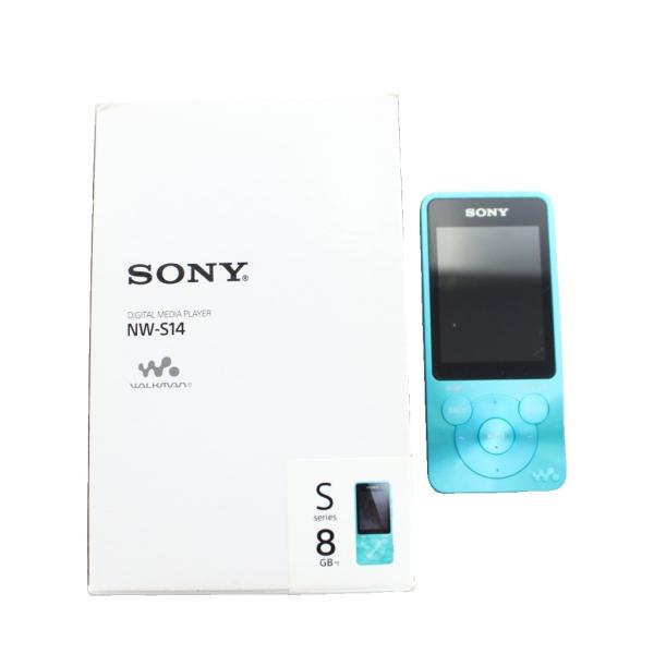 ソニー SONY WALKMAN ウォークマン ポータブルメディアプレイヤー S10シリーズ 8GB 初期化済 動作確認済 青 ブルー NW-S14【表記サイズ】サイズ表記なし(実寸サイズをご参考ください。)【実寸サイズ】-　【色】青 ブル...
