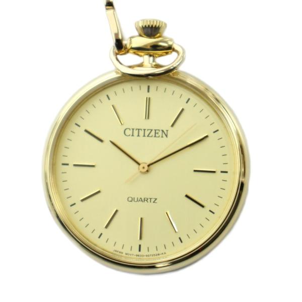 シチズン CITIZEN 9633-s045517 懐中時計 ウォッチ クォーツ ロゴ ゴールド色 ■GY18 /MQ その他【ブランド】シチズン CITIZEN【表記サイズ】実寸サイズをご参考ください。【実寸サイズ】バンド幅：-cm　腕周...