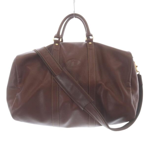 ロンシャン LONGCHAMP ボストンバッグ レザー ショルダーバッグ ハンドバッグ 2way 茶色 ブラウン /SR ■GY11 レディース【ブランド】ロンシャン LONGCHAMP【表記サイズ】実寸サイズをご参照ください。【実寸サイズ...