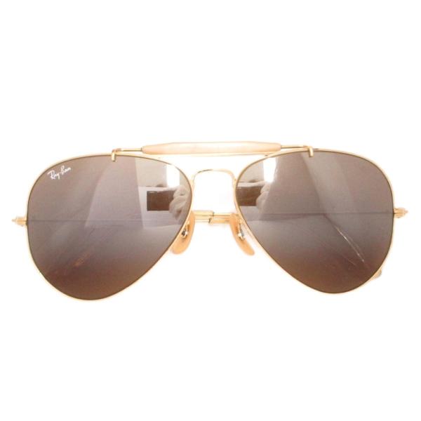レイバン RAY BAN B&amp;L ボシュロム ヴィンテージ アウトドアーズマン ティアドロップ ダブルブリッジ サングラス ロゴ 58口14【ブランド】レイバン RAY BAN【表記サイズ】58口14【実寸サイズ】レンズの大きさ：ヨ...
