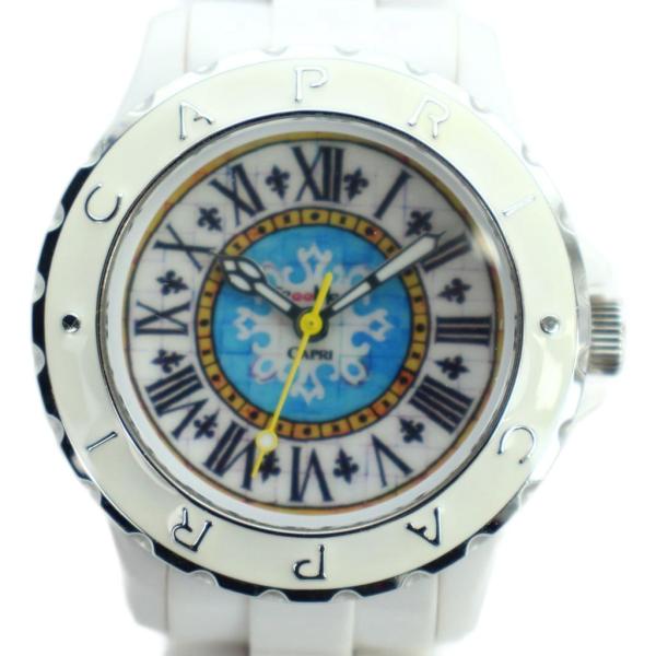 カプリウオッチ CAPRI WATCH  Freemen フリーマン 腕時計 ウォッチ クォーツ ローマン 白 ホワイト ■GY18 /MQ レディース【表記サイズ】実寸サイズをご参考ください。【実寸サイズ】バンド幅：約1.6cm　腕周り：...