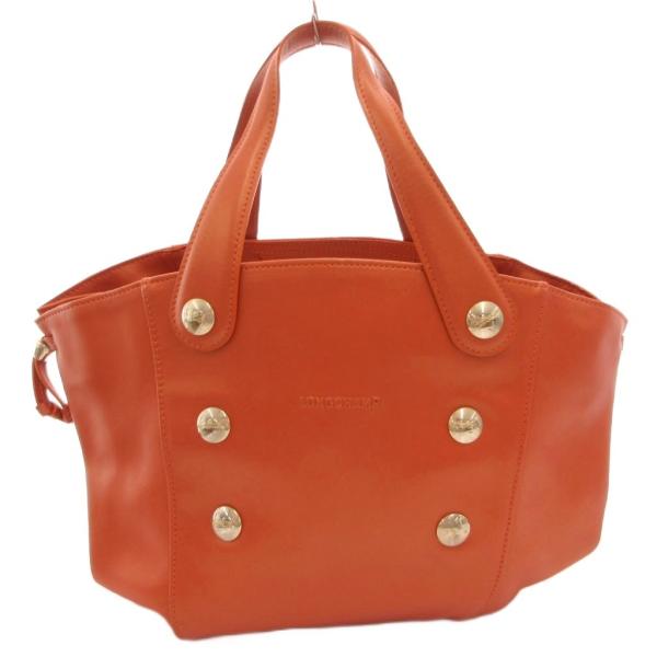 ロンシャン LONGCHAMP ハンドバッグ 手提げ レザー 型押しロゴ 茶 ブラウン /FF ■GY11 レディース【ブランド】ロンシャン LONGCHAMP【実寸サイズ】持ち手の長さ：28cm　ヨコ：38cm　タテ：21cm　マチ：6c...