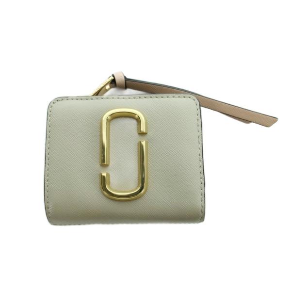 マークジェイコブス MARC JACOBS M0014282 088 二つ折り財布 ウォレット レザー ダブルJ ラウンドファスナー ベージュ ピンク ■GY18【ブランド】マークジェイコブス MARC JACOBS【表記サイズ】実寸サイズ...