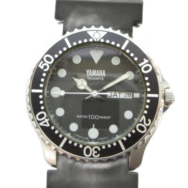 シチズン CITIZEN VEGA Diver Quartz YAMAHA ヤマハ 3J00-397037 ベガ 腕時計 ダイバーズ ウォッチ 100m クォーツ デイデイト 黒文字盤【ブランド】シチズン CITIZEN【表記サイズ】実寸サ...