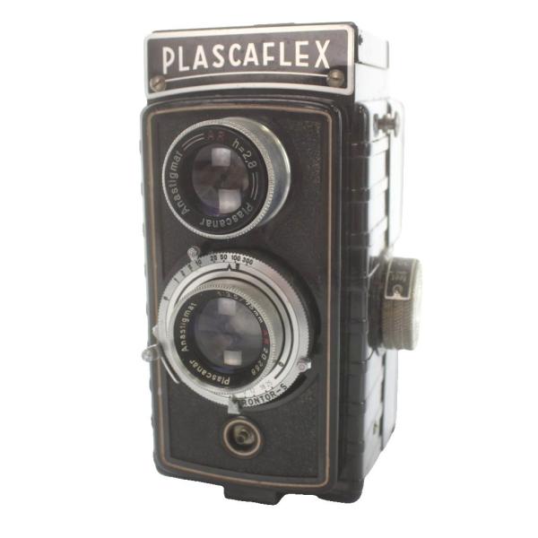 PLASCAFLEX プラスカフレックス 二眼レフカメラ 動作未確認 ジャンク品 /MW ■GY11 その他【実寸サイズ】約100×148×75mm　※ハンドル部分を除く 　【色】黒 ブラック 【仕様】レンズ : Plascanar Ana...