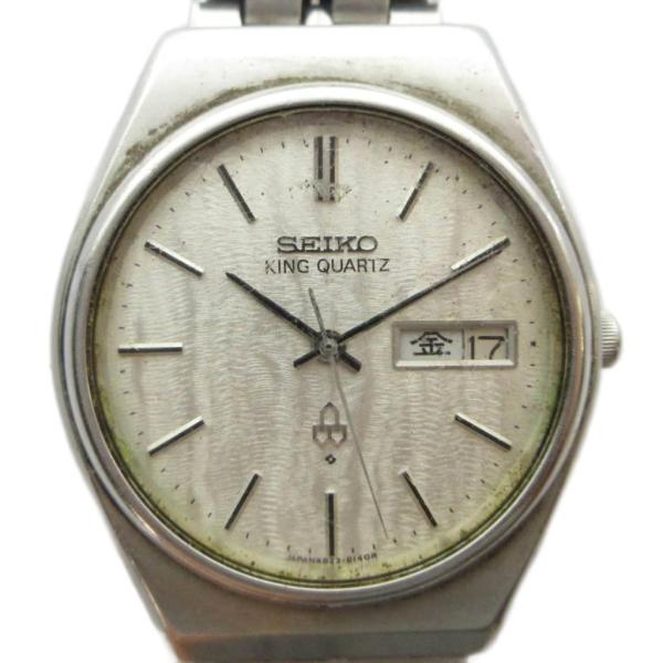 セイコー SEIKO ジャンク品 KING QUARTZ キングクォーツ 4823-8130 腕時計 ヴィンテージ アンティーク ウォッチ デイデイト 銀色【ブランド】セイコー SEIKO【表記サイズ】実寸サイズをご参考ください。【実寸サイ...