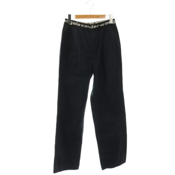 アレキサンダーワン ALEXANDER WANG ウエストロゴ ツータックパンツ S 黒 ブラック /SS ■OS ■GY17 レディース【ブランド】アレキサンダーワン ALEXANDER WANG【表記サイズ】S【実寸サイズ】ウエスト：約...