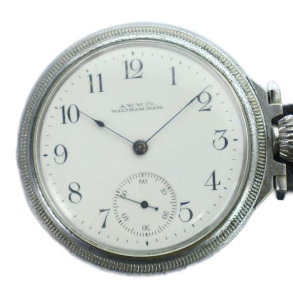 ウォルサム WALTHAM A.W.W.co. ヴィンテージ アンティーク 懐中時計 手巻き スモセコ 白文字盤 シルバー色 ■GY18 /MQ その他【ブランド】ウォルサム WALTHAM【表記サイズ】実寸サイズをご参考ください。【実寸サ...