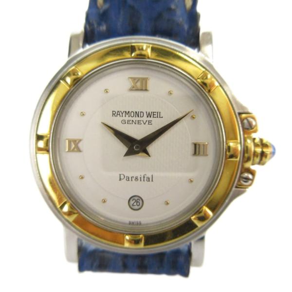 レイモンドウェイル Raymond Weil 9989 Parsifal パルシファル 腕時計 ウォッチ クォーツ レザーベルト デイト 白文字盤 金色【表記サイズ】実寸サイズをご参考ください。【実寸サイズ】バンド幅：約1.2cm　腕周り：...