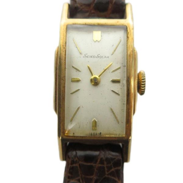 セイコー SEIKO ジャンク品 SOLAR ソーラー 525 D83058 腕時計 ウォッチ 手巻き レザーベルト スクエア ゴールド色 ■GY18 /MQ【ブランド】セイコー SEIKO【表記サイズ】実寸サイズをご参考ください。【実寸サ...