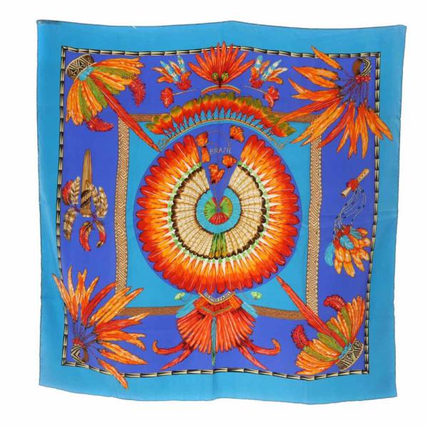 エルメス HERMES BRAZIL ブラジル スカーフ 総柄 青 ブルー カレ 90 /SR ■OH ■GY40 レディース【ブランド】エルメス HERMES【表記サイズ】サイズなし（実寸サイズをご確認下さい）【実寸サイズ】縦：88cm　...