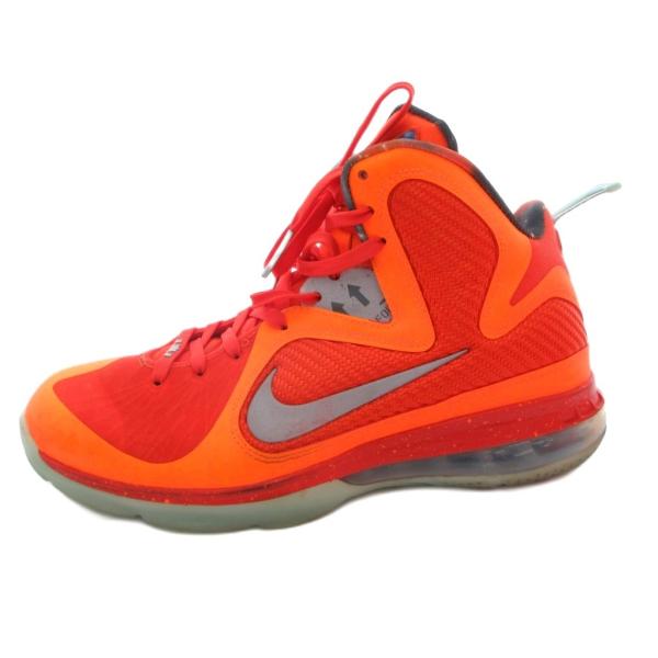 ナイキ NIKE Lebron 9 スニーカーシューズ ハイカット ロゴ  26.5 オレンジ DH8006-800 /FF ■GY18 【ブランド】ナイキ NIKE【表記サイズ】26.5【実寸サイズ】最大幅：10.5cm　アウトソール：2...