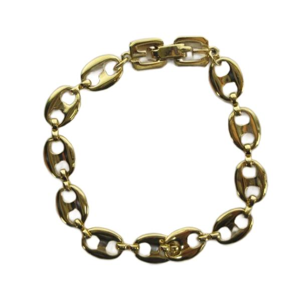 ジバンシィ GIVENCHY ブレスレット アクセサリー バングル ロゴ ゴールド色 ■GY18 /MQ レディース【ブランド】ジバンシィ GIVENCHY【表記サイズ】実寸サイズをご参考ください。【実寸サイズ】幅：約0.7cm　手首周り：...