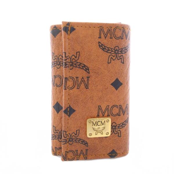 エムシーエム MCM キーケース ヴィセトス柄 6連 レザー 茶 キャメル /TK ■GY18 レディース【ブランド】エムシーエム MCM【実寸サイズ】ヨコ：6cm　タテ：9.5cm　マチ：2cm　　【素材】レザー【色】茶 キャメル【状態】...