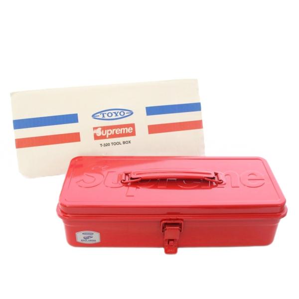 シュプリーム SUPREME 東洋スチール TOYO Steel Toolbox トランク型工具箱 赤 レッド T-320 /TK ■GY18 メンズ レディース【ブランド】シュプリーム SUPREME【実寸サイズ】持ち手の長さ：15cm　...