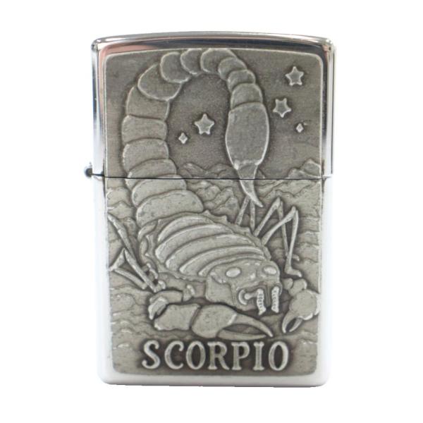 ジッポー ZIPPO SCORPIO スコーピオン サソリ オイルライター 喫煙具 喫煙グッズ 火花確認済み シルバーカラー /MW ■GY11 その他【ブランド】ジッポー ZIPPO【実寸サイズ】約5.5×3.6×1.2cm　【色】シルバ...