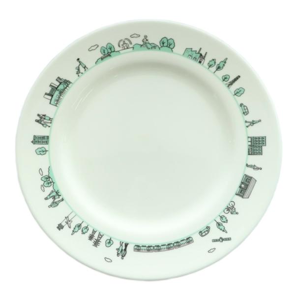 未使用品 ティファニー TIFFANY &amp; CO. 三菱 MITSUBISHI ELECTRIC 100周年記念品 お皿 プレート 食器 プリント 白 ホワイト /BB ■OH【ブランド】ティファニー TIFFANY &amp; C...