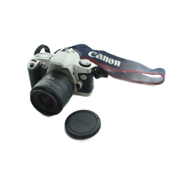 キャノン Canon ジャンク品 EOS Kiss 一眼レフフィルムカメラ 動作未確認 黒 ブラック ■GY11 /MQ その他【表記サイズ】実寸サイズをご参考ください。【実寸サイズ】約9×14cm　【素材】-【色】黒 ブラック【状態】・動...