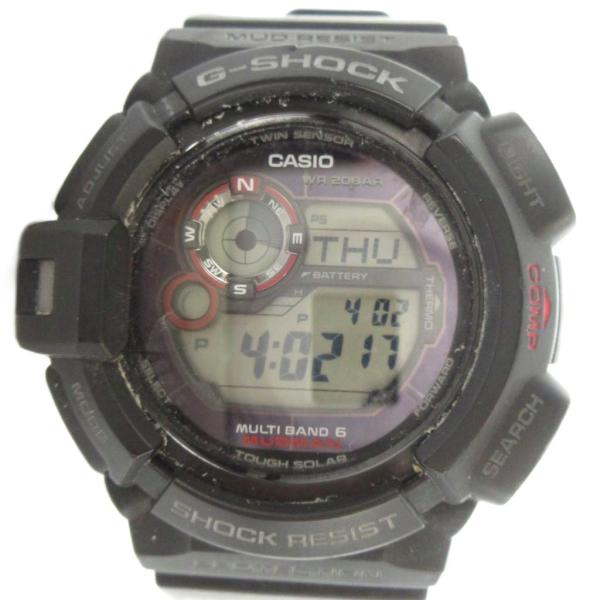 カシオジーショック CASIO G-SHOCK Gショック MUDMAN マッドマン GW-9300 腕時計 ウォッチ ソーラー デジタル 黒 ブラック メンズ【ブランド】カシオジーショック CASIO G-SHOCK【表記サイズ】実寸サイ...