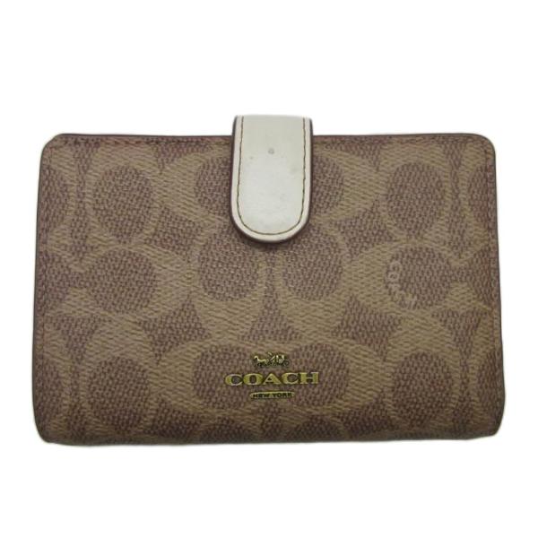 コーチ COACH 二つ折り財布 小銭入れあり レザー シグネチャー ベージュ /YS12 ■GY18 レディース【ブランド】コーチ COACH【表記サイズ】サイズなし（実寸サイズをご確認下さい）【実寸サイズ】ヨコ：13cm　タテ：9cm　...