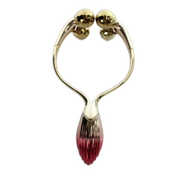 リファ Refa ReFa DOUBLE RAY 美容機器 ダブルレイ 美顔ローラー 箱付き マルチカラー ■GY18 /MQ その他【表記サイズ】-【実寸サイズ】約22cm　【素材】-【色】マルチカラー【状態】つなぎ目に細いひび割れのよう...