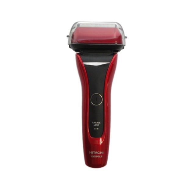HITACHI RM-FJ22 シェイバー 髭剃り 美容機器 ロゴ 赤 動作確認済み 赤 レッド ■GY18 /MQ その他【表記サイズ】実寸サイズをご参考ください。【実寸サイズ】約17cm　【素材】※詳細不明のため掲載の写真をご確認いただ...