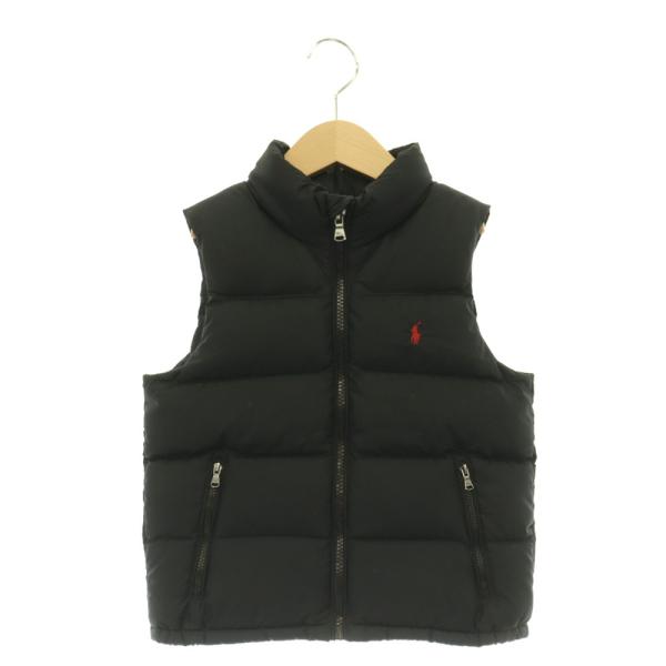 ポロ ラルフローレン POLO RALPH LAUREN ダウンベスト ジップアップ アウター 4 黒 ブラック /HS ■GY18 キッズ【ブランド】ポロ ラルフローレン POLO RALPH LAUREN【表記サイズ】4【実寸サイズ】身...