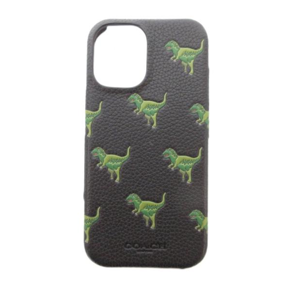 コーチ COACH 美品 iPhone16 スマホケース 携帯アクセサリー 黒 ブラック 恐竜柄 /SJ ■GY18 メンズ レディース【ブランド】コーチ COACH【実寸サイズ】タテ 15　ヨコ 7.5　【色】黒 ブラック【状態】使用感が...