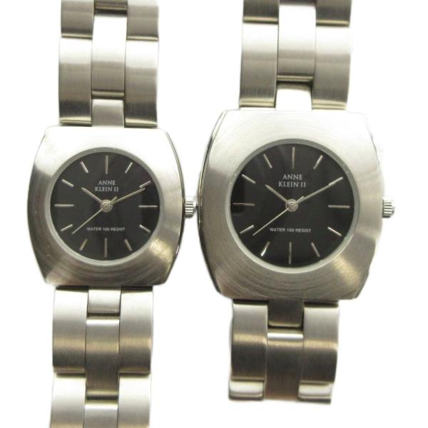 アンクライン ANNE KLEIN 腕時計 ペアウォッチ クォーツ 黒文字盤 シルバー色 ■GY11 /MQ メンズ レディース【ブランド】アンクライン ANNE KLEIN【表記サイズ】実寸サイズをご参考ください。【実寸サイズ】バンド幅：...
