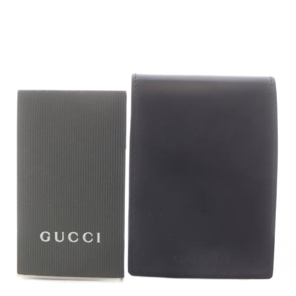 グッチ GUCCI メモ帳 ノートカバー 手帳カバー 文房具 ステーショナリー ブラック /YO28 ■GY11 ■OH メンズ レディース【ブランド】グッチ GUCCI【実寸サイズ】ヨコ：7cm　タテ：10cm　マチ：1cm　　【素材】レ...