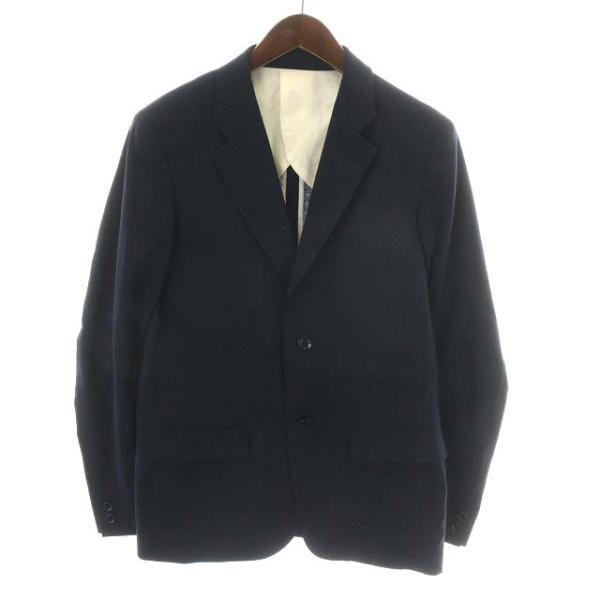 ノンネイティブ nonnative テーラードジャケット シングル シルク混 絹混 1 S 紺 ネイビー /AN12 ■GY03 メンズ【ブランド】ノンネイティブ nonnative【表記サイズ】1(日本表記S相当)【実寸サイズ】肩幅：42...