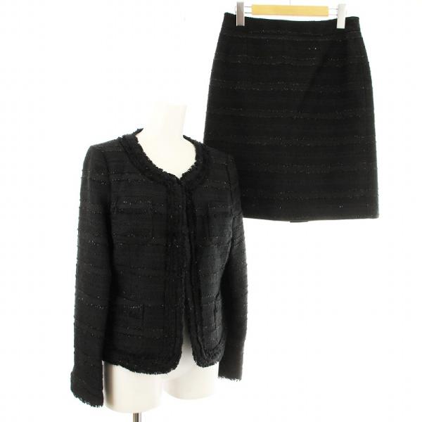 アー・ヴェ・ヴェ ミッシェルクラン セットアップ 上下 2点セット スーツ フォーマル ツイードジャケット 38【ブランド】アー・ヴェ・ヴェ ミッシェルクラン a.v.v【表記サイズ】38【実寸サイズ】ジャケット 肩幅：約37cm　ジャケッ...